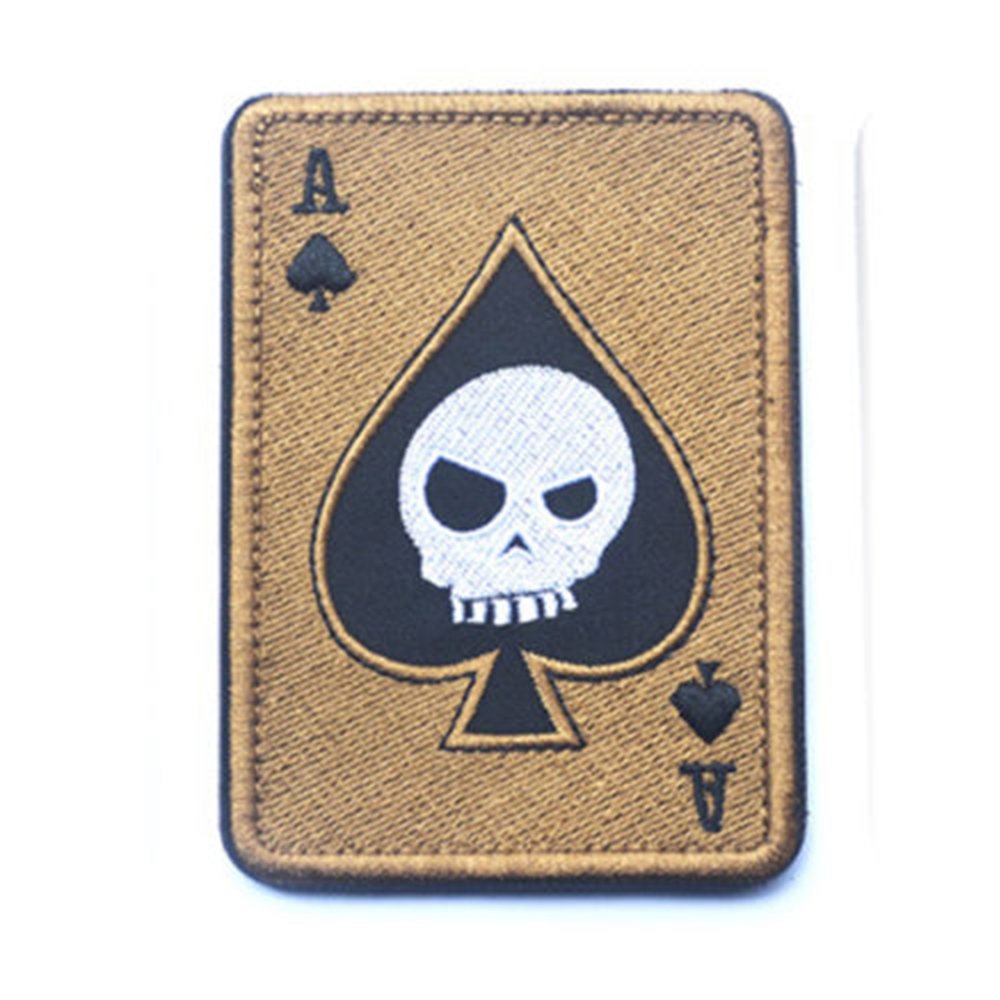 Buy Aquiver Ace Of Spades Grim Reaper Death Card Patch Online at ...