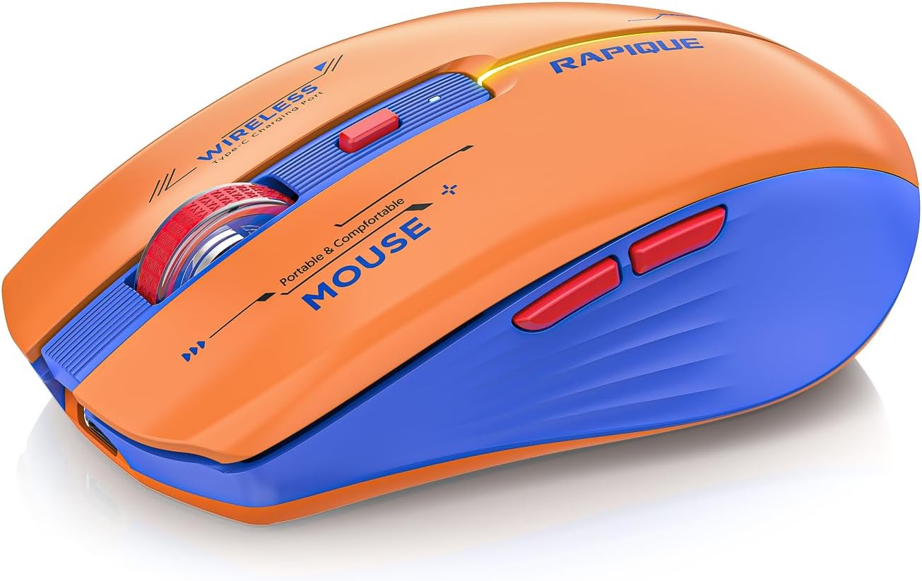 Amazon.com: Wireless Bluetooth Mouse for Laptop, Rechargeale Computer ...