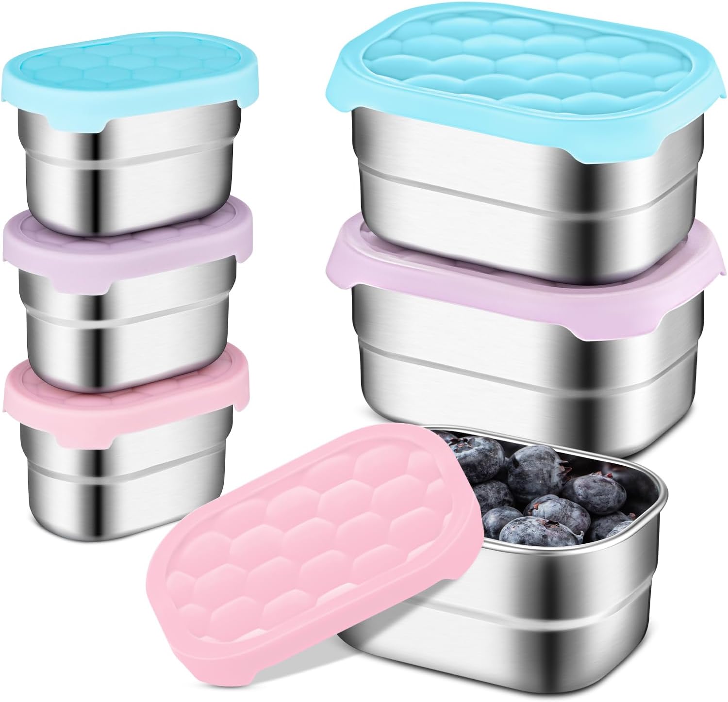 Amazon.com: SnapLock by Progressive Lunch Cube To-Go Container - Blue ...