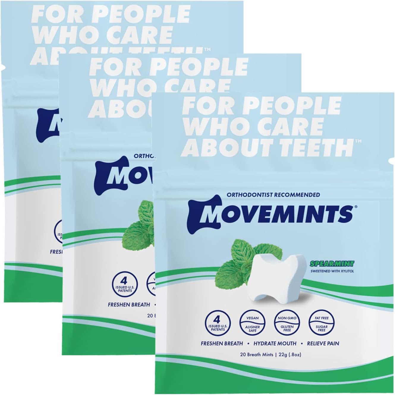 Movemints Clear Aligner Mints, Pack of 3 : Amazon.co.uk: Grocery