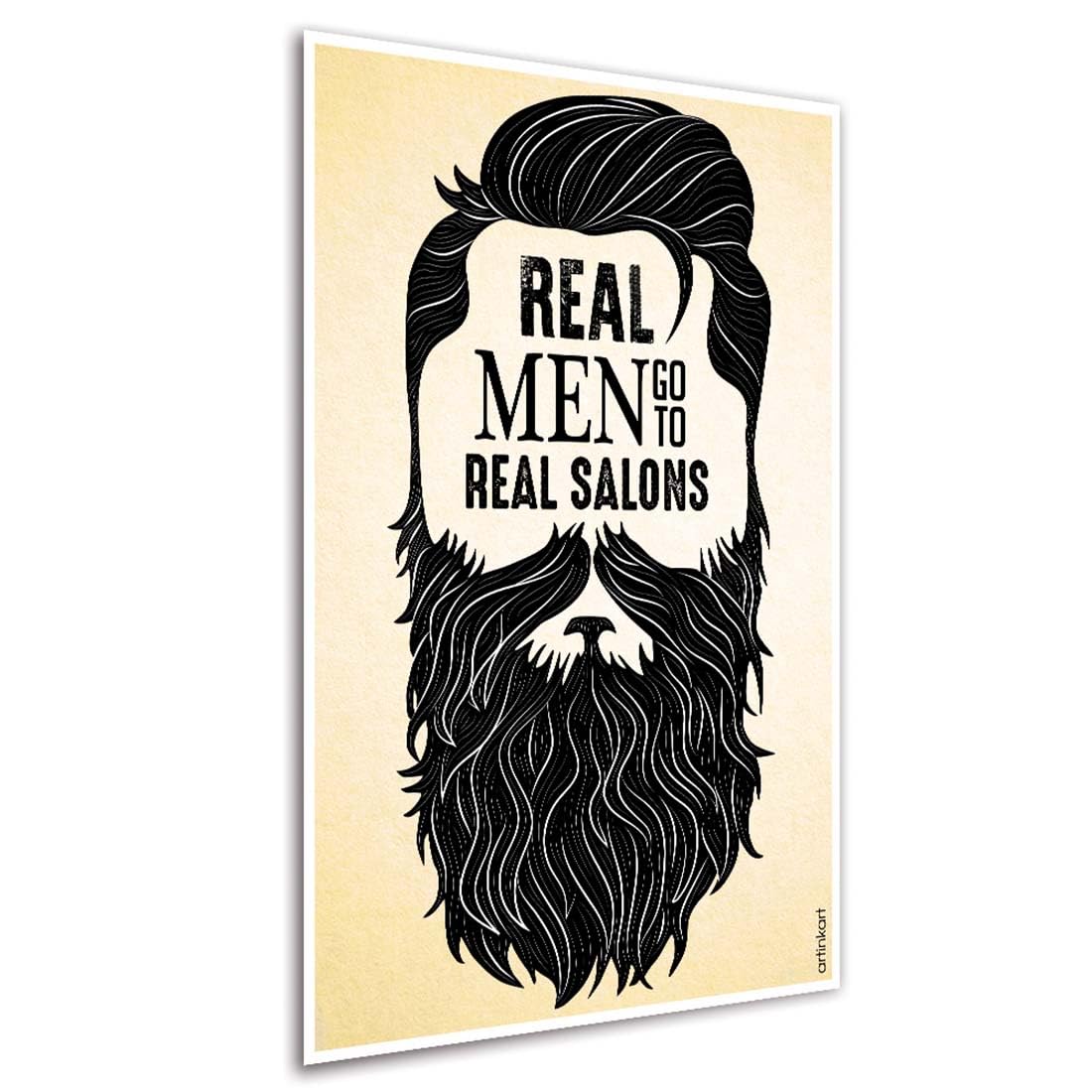 ArtinKart- Salon Beard Poster for Hair Salon, Poster for Boys Room ...