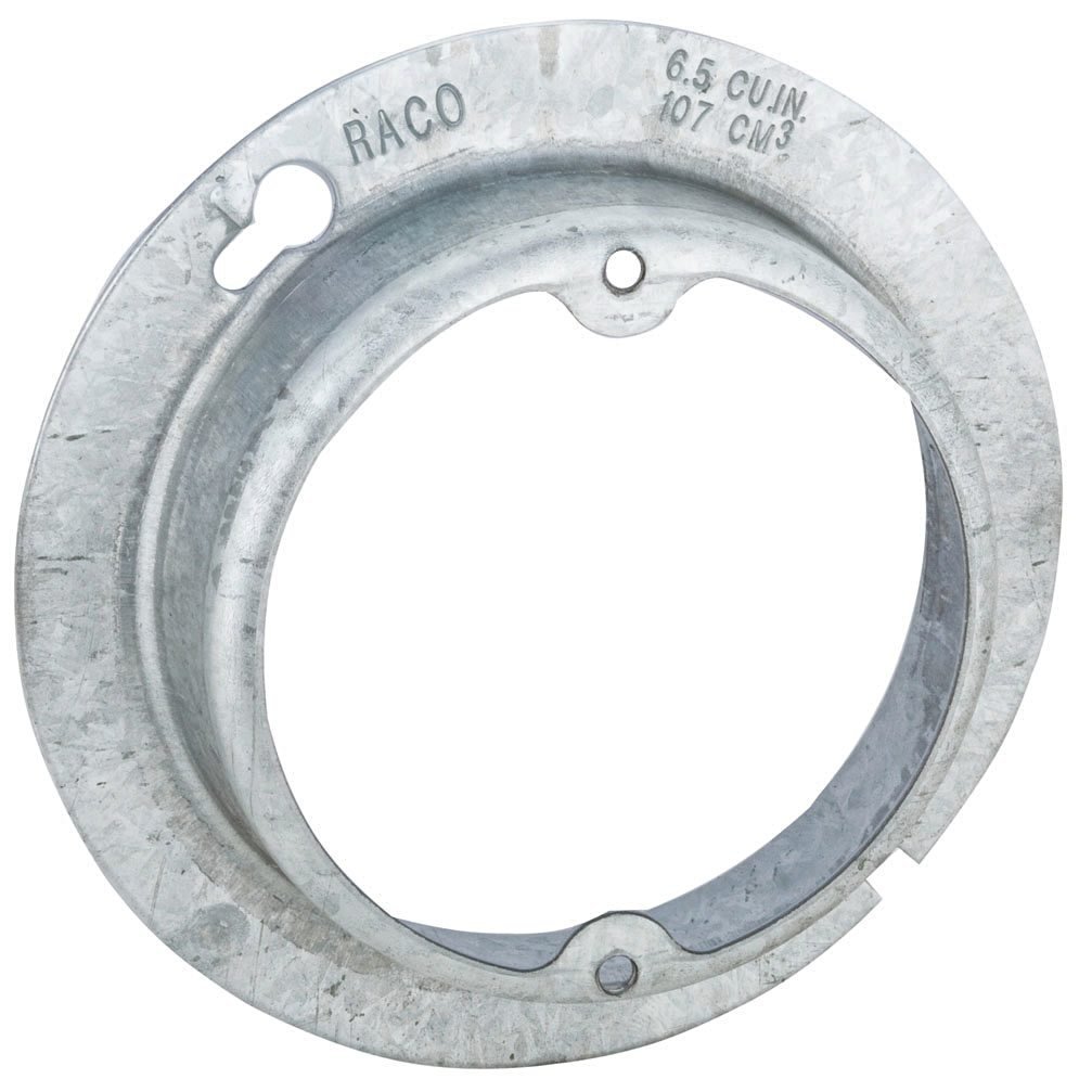 Hubbell-Raco 732 Round Cover, 1" Raised with Ears, 4" (Pack of 25 ...