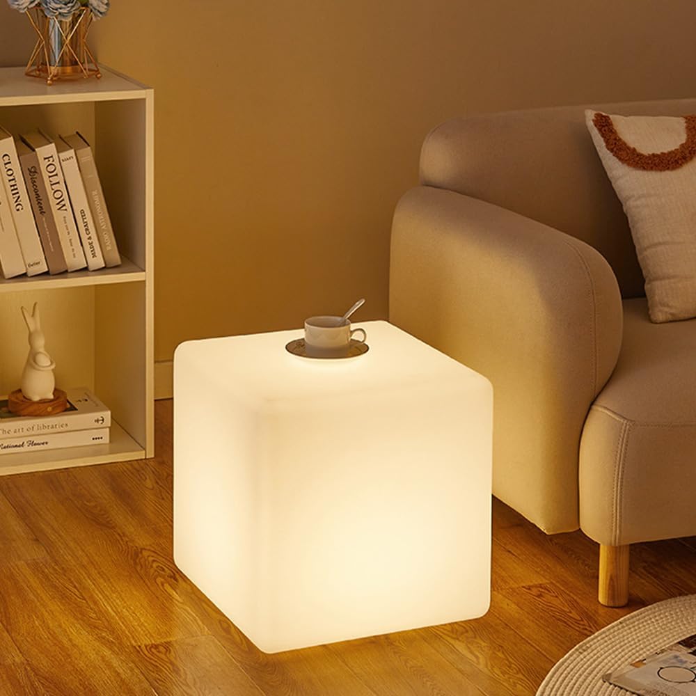 Amazon.com: 15-in LED Cube Chair Lights, 16 RGB Colors Changing Light ...