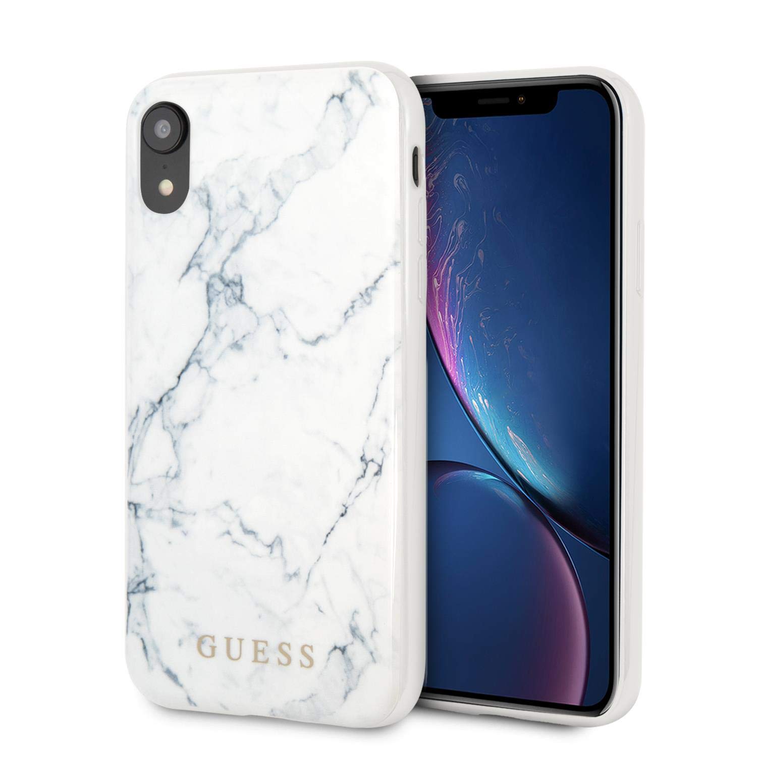 CG Mobile Guess Phone Case for iPhone Xs Max Hard Case PC/TPU Marble ...