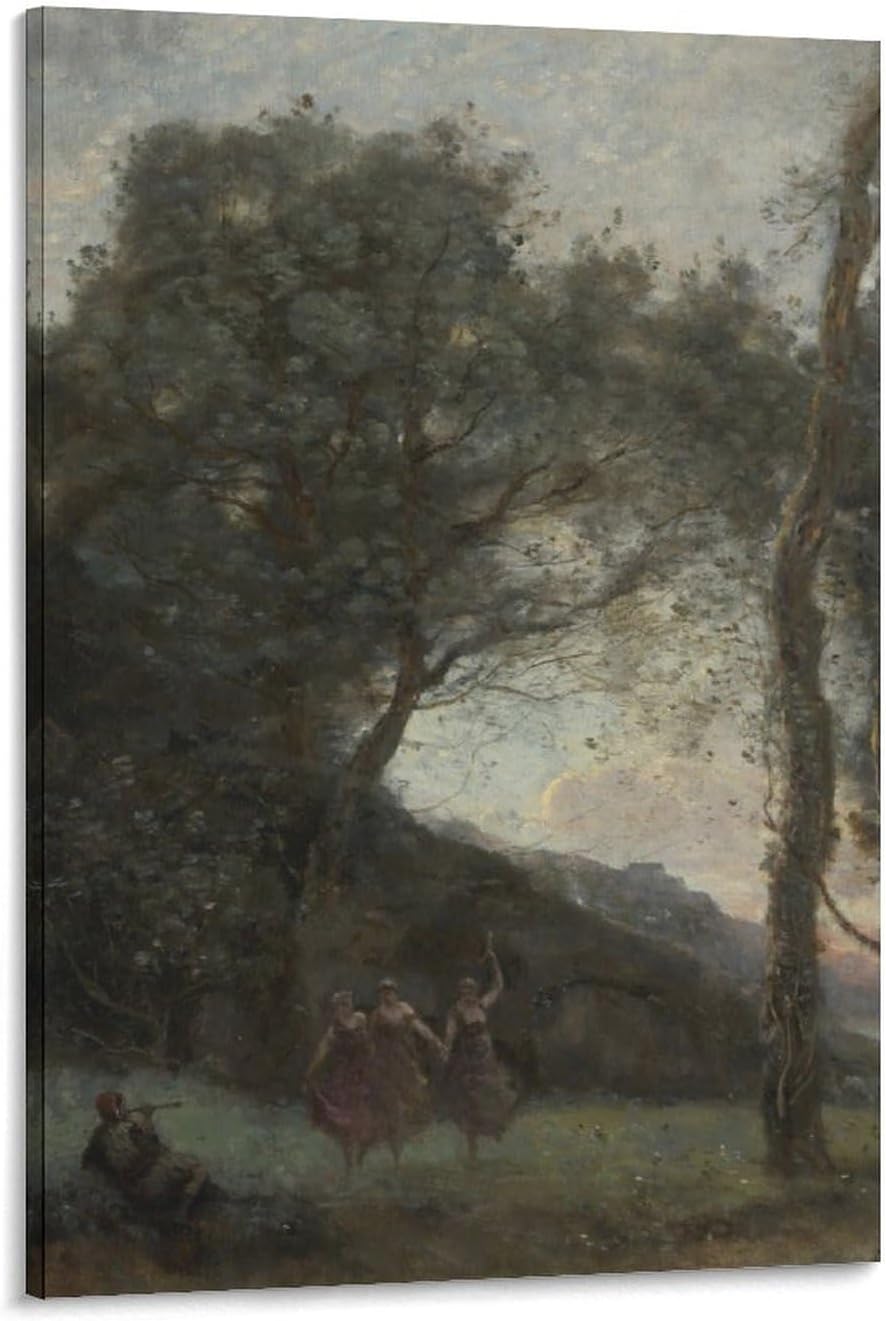 Amazon.com: MHART Jean Baptiste Camille Corot Art Print Poster Picture ...
