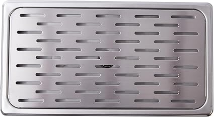 Amazon.com: Stainless Steel Drip Tray - Perfect for Homes, Clubs, Bars ...