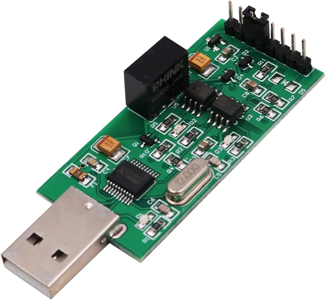 Amazon.com: DollaTek High-Speed Isolation USB to TTL Serial Module ...