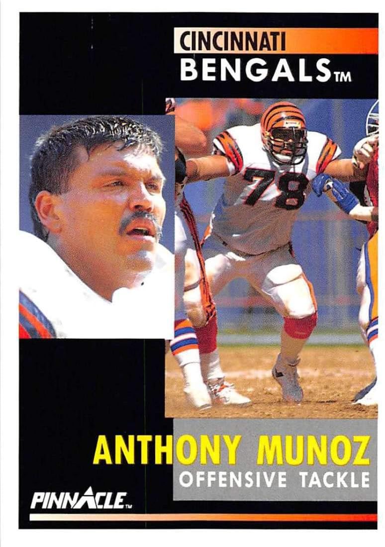 Amazon.com: 1991 Pinnacle #167 Anthony Munoz Cincinnati Bengals NFL ...
