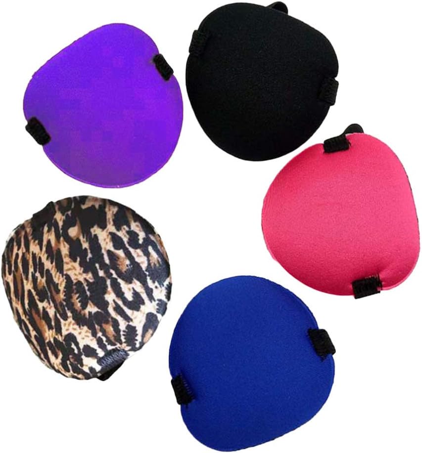 Exceart 5pcs Adult Kids Elastic Eye Patch Adjustable Eye Patch Blinder ...