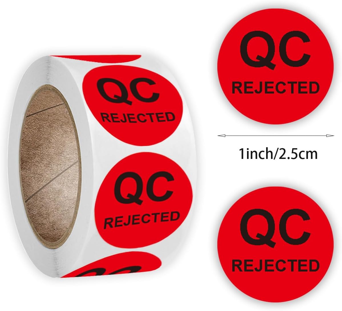 6 Roll QC Sticker 1 inch QC Approval Labels Quality Philippines | Ubuy
