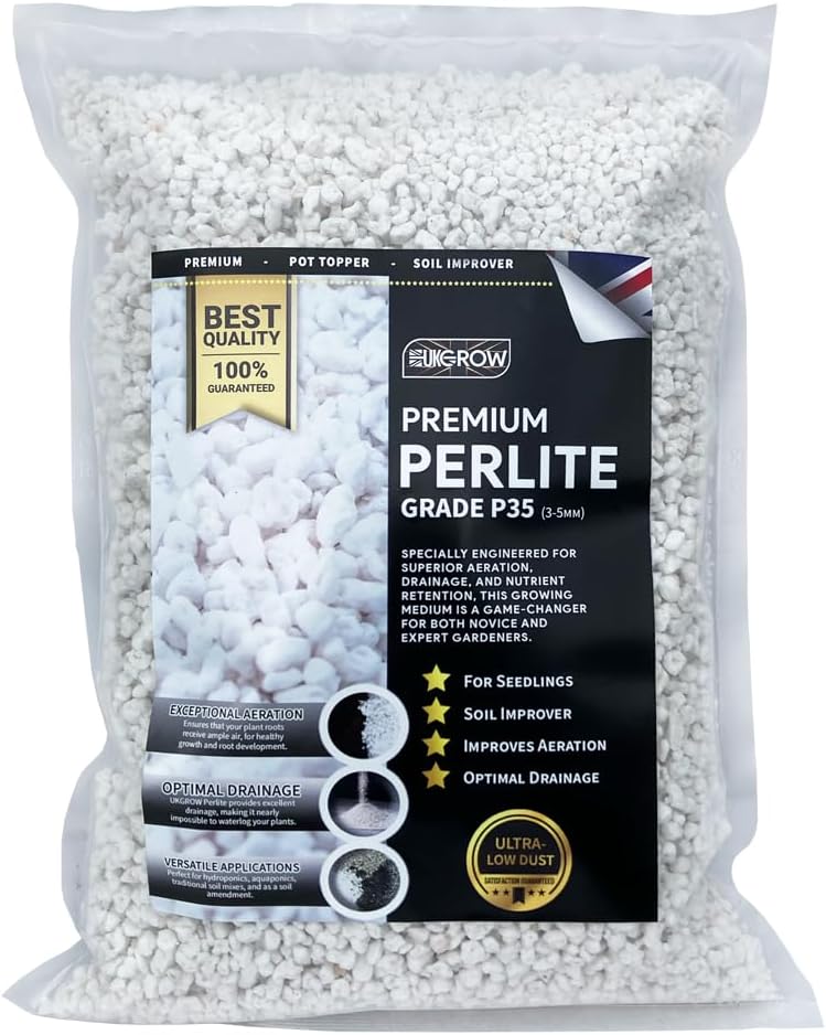 UK GROW Essential Perlite 2L: Horticultural Excellence in Medium ...