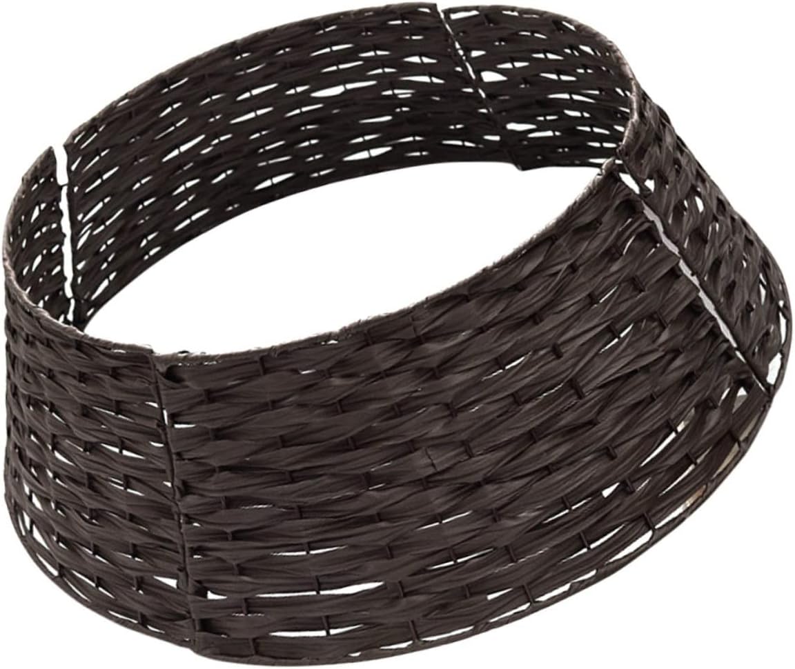 Amazon.com: SECFOU Christmas Tree Skirt Rattan Baskets for Storage Ring ...