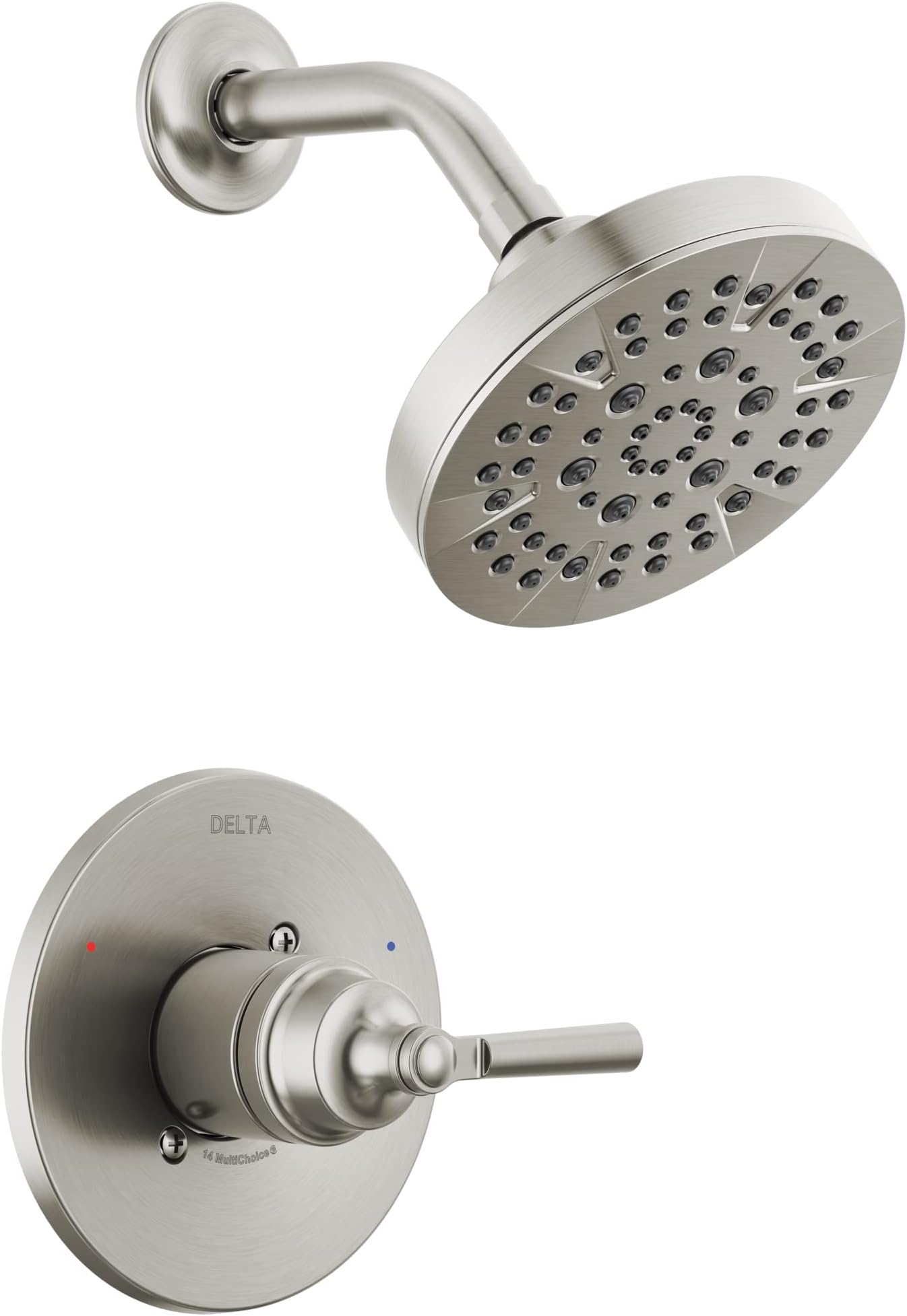 DELTA 51361-SS Hand Shower 1.75 GPM w 4S Handheld Showerhead with Slide ...