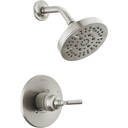 Delta Faucet Saylor 14 Series Brushed Nickel Shower Valve Trim Kit ...