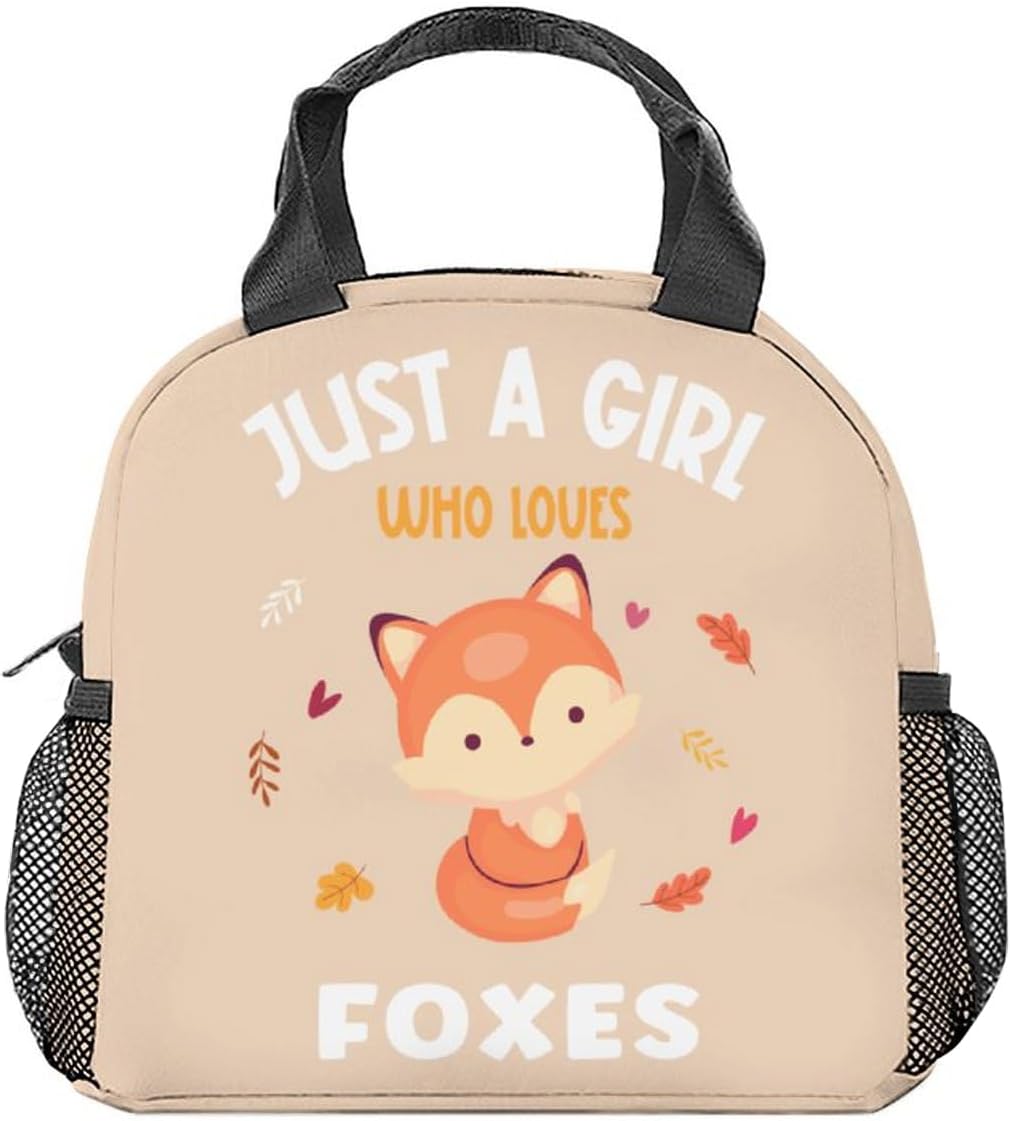 Amazon.com: CUNEXTTIME Fox Lunch Bag for Kids, Small Lunch Bags ...