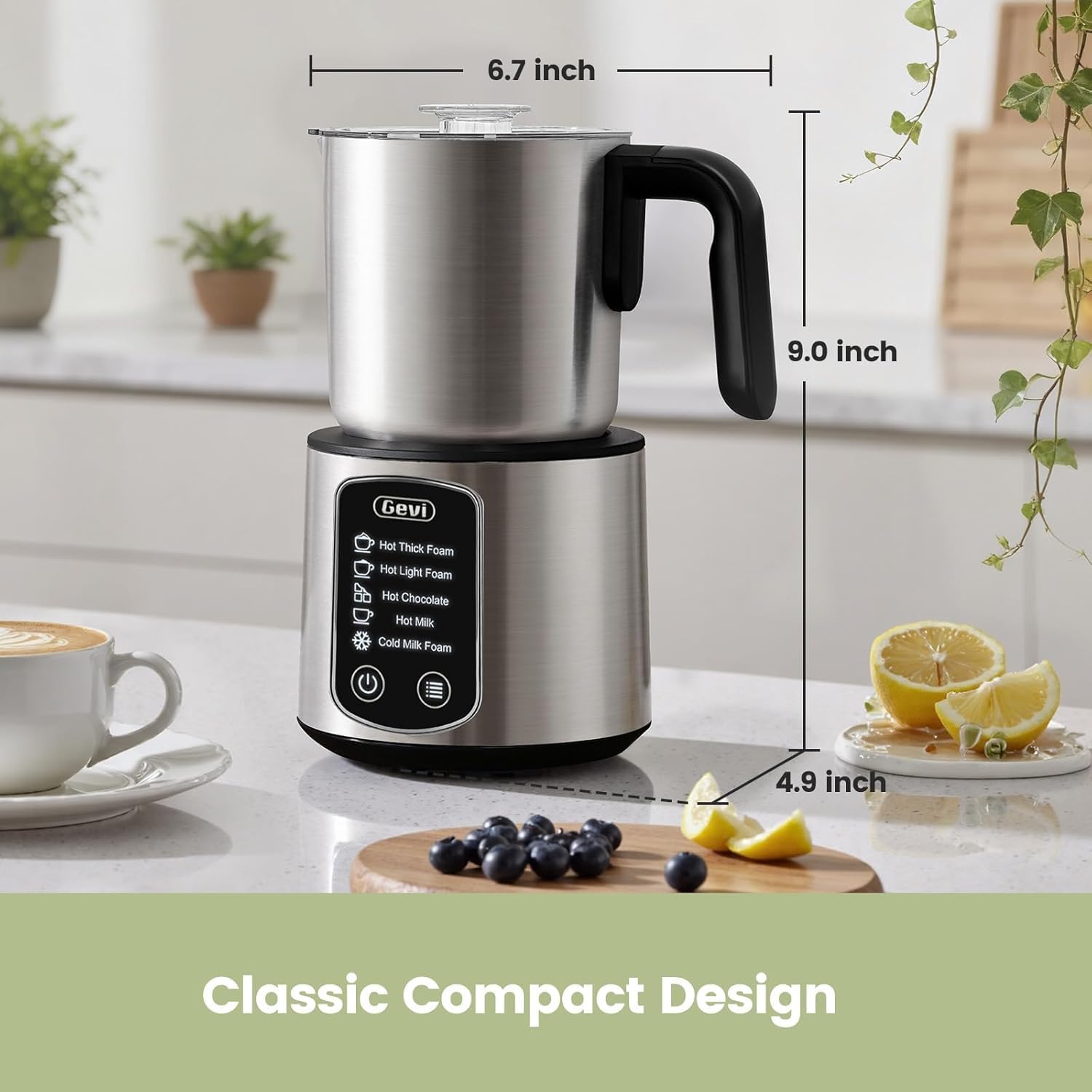 Gevi Hot Chocolate Maker and 5-in-1 Milk Frother (Model MFA0) User Manual