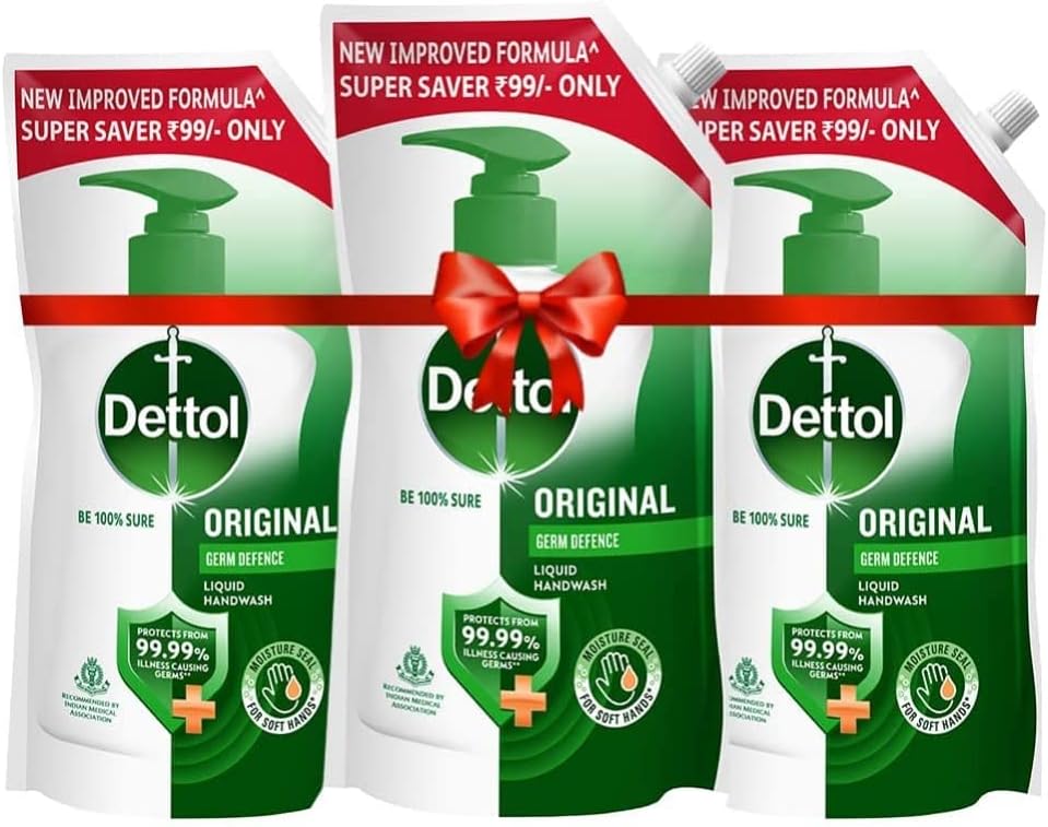 Amazon.com: Dettol Original Liquid Soap Refill - 675 ml (Pack of 3 ...