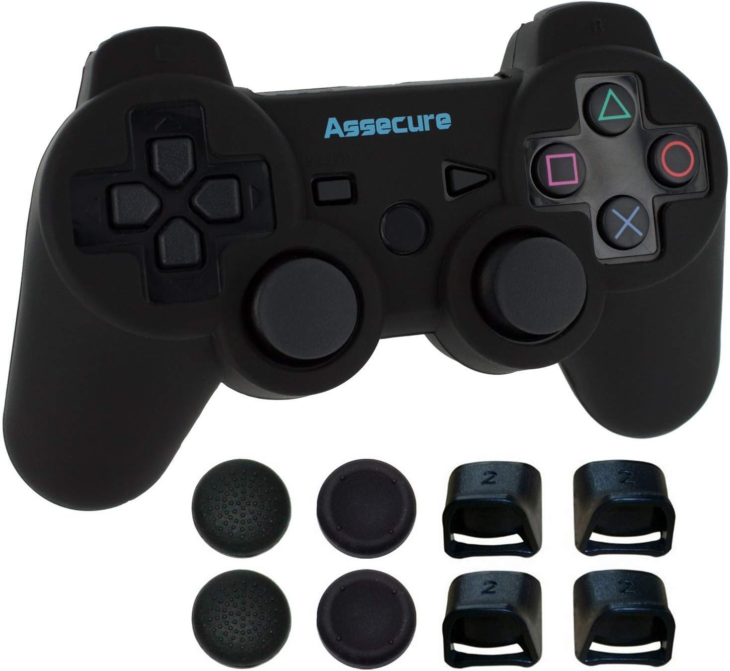 Amazon.com: Assecure Pro comfort & grip pack for Sony PS3 Controller ...