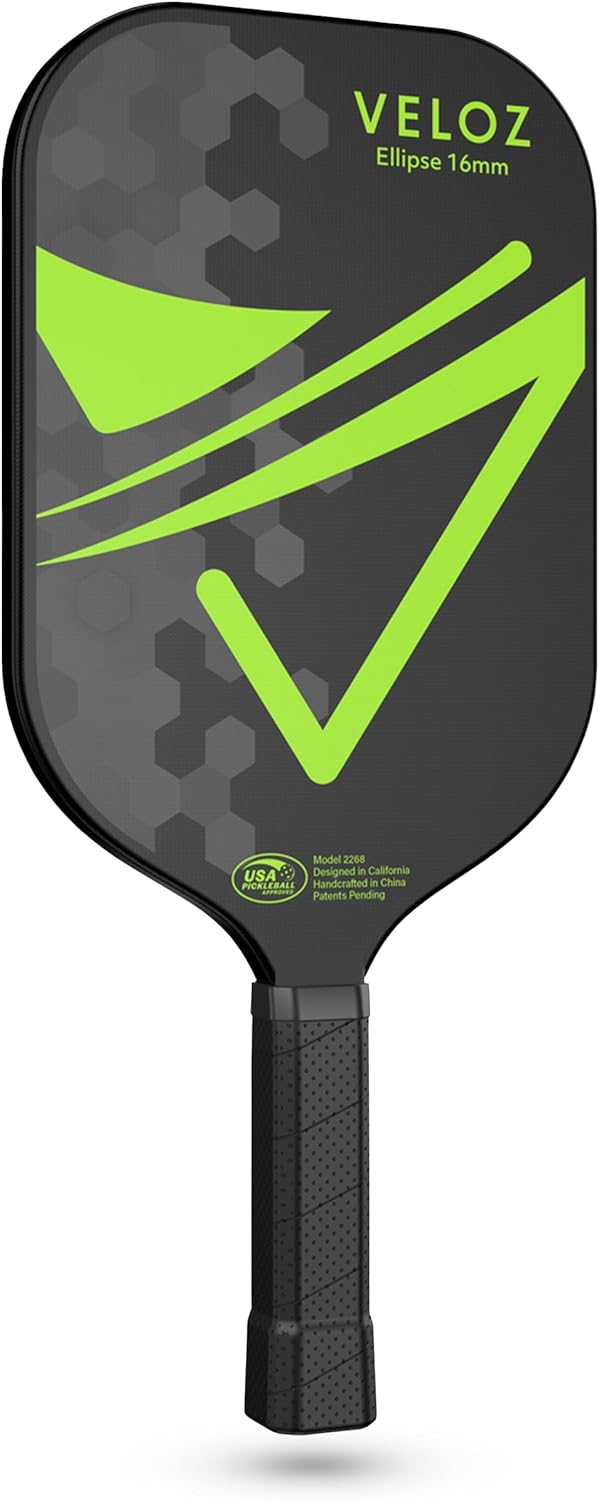 Amazon.com : VELOZ Performance Pickleball Paddle, USAP Approved, Carbon ...