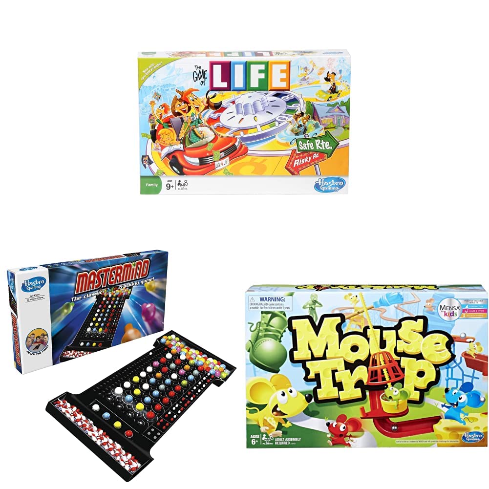 Buy Hasbro Gaming The Game of Life, for Kids Ages 8+ & Hasbro Gaming ...
