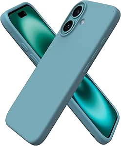 Amazon.com: ORNARTO Compatible with iPhone 16 Case 6.1", Slim Liquid Silicone 3 Layers Full ...