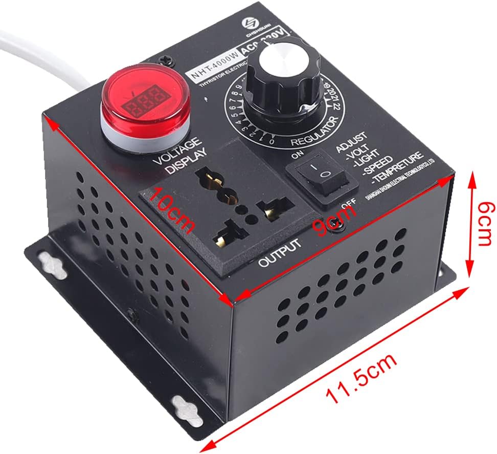 High Power Variable Fan Speed Controller - 4000W AC Philippines | Ubuy