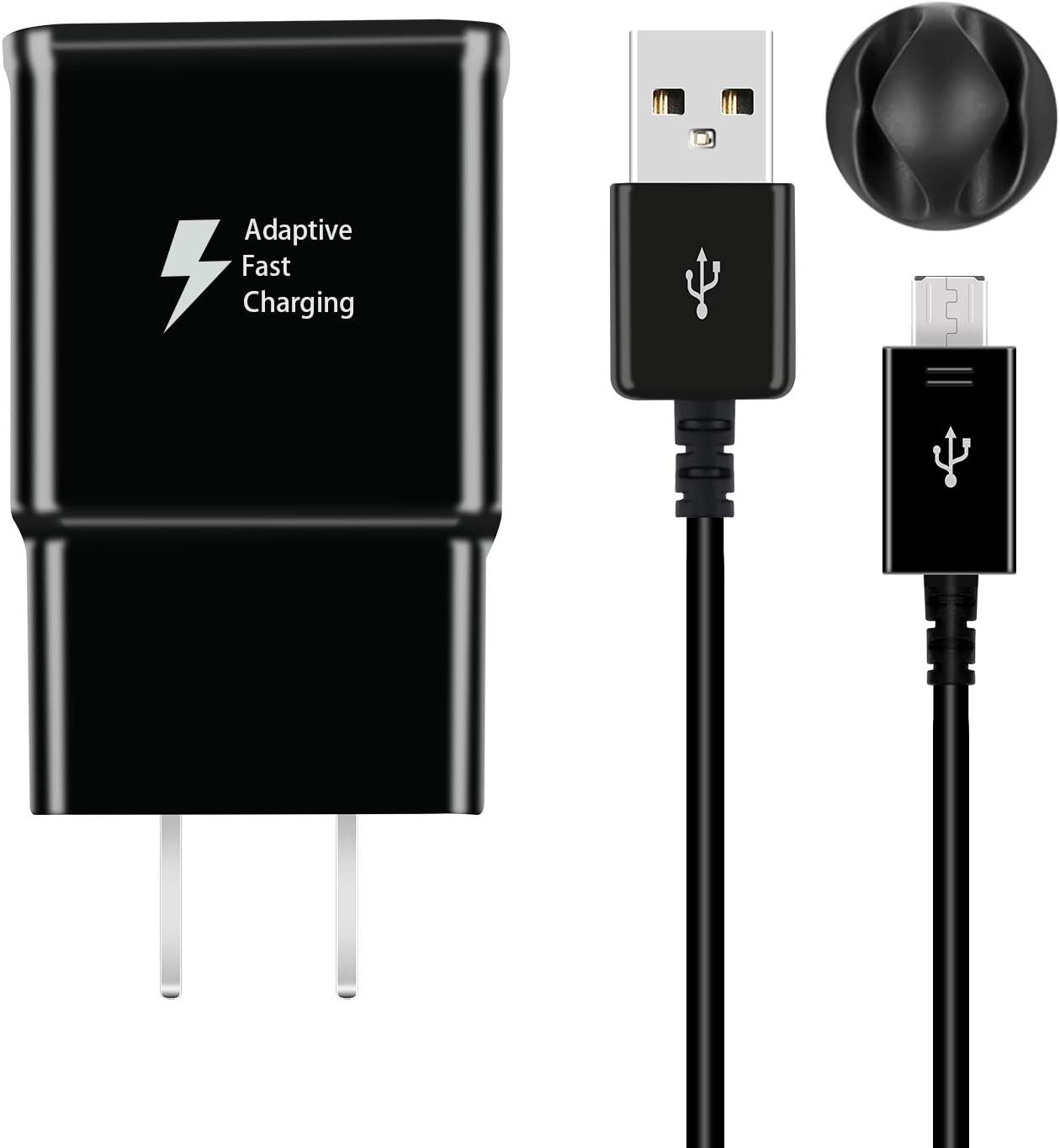 Charger for Samsung Galaxy S7, Android Phone Adaptive Fast Charging ...