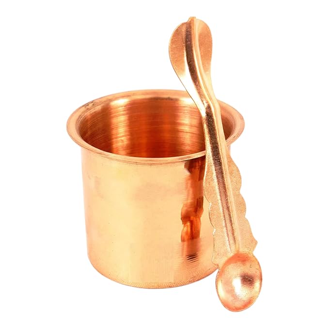 Buy BHAKTI SHRINGAR Copper Panchpatra Set with Achamani | Indian ...