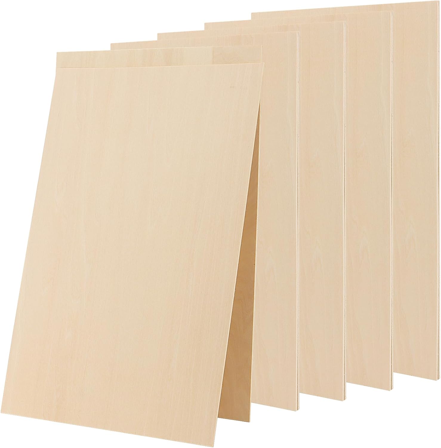 KEILEOHO 10 PCS A4 Basswood Sheets, 210 x 297 x 3mm Thin Wooden Boards ...