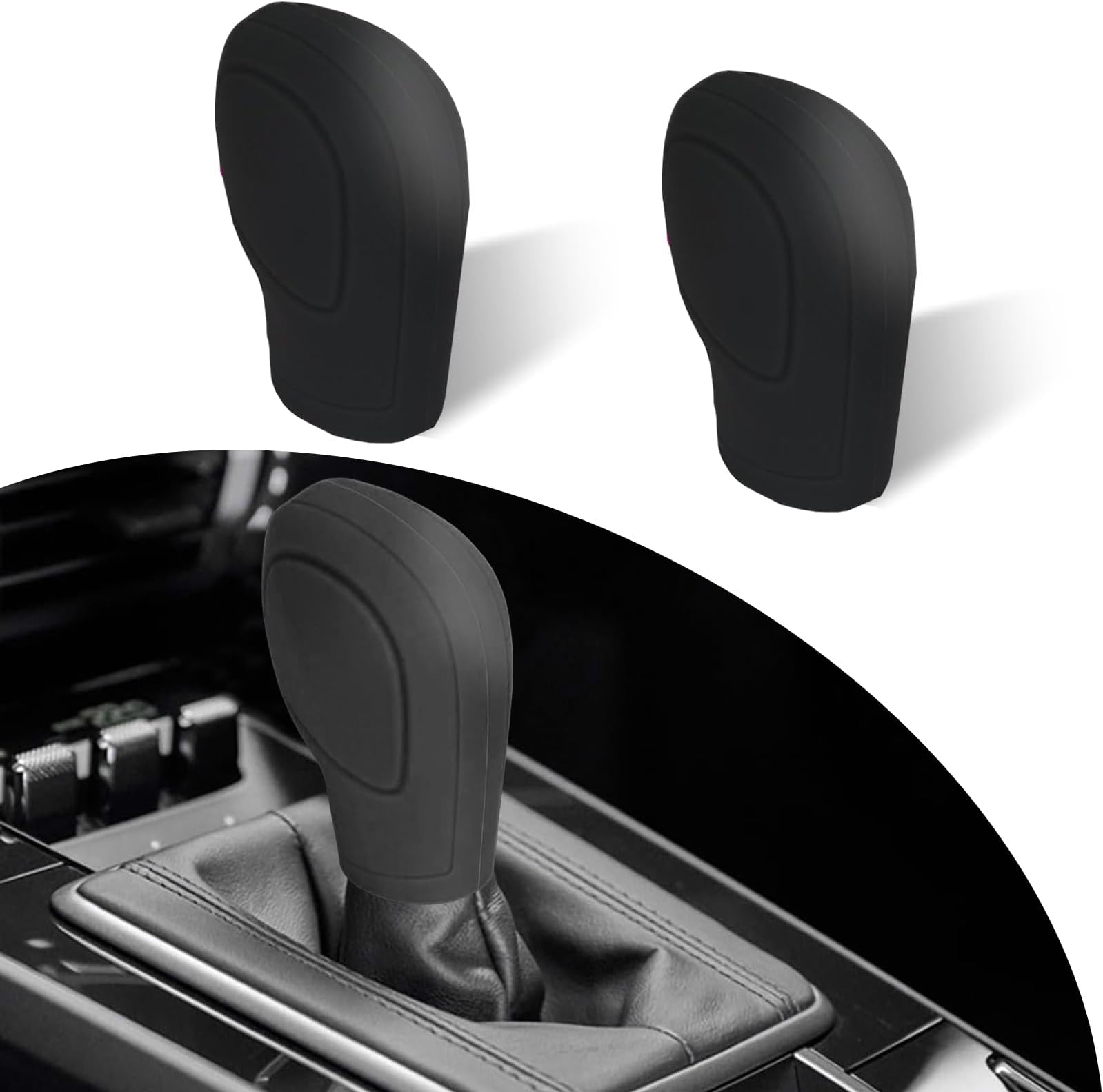 Amazon.com: jokormo 2 Pack Silicone Car Shift Covers, Gear Lever ...