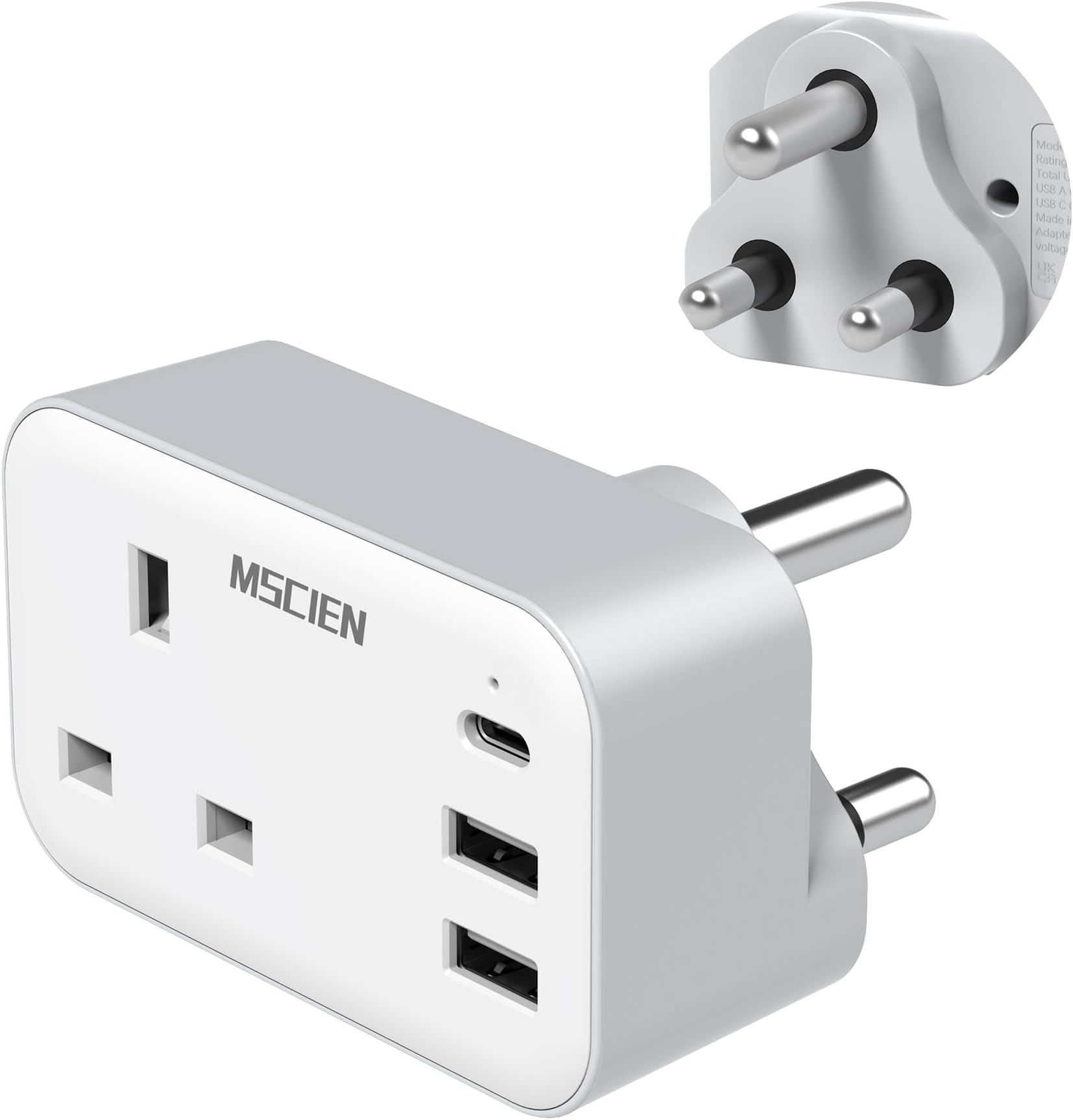 UK to South Africa Plug Adapter, TESSAN South Africa Power Adapter with ...