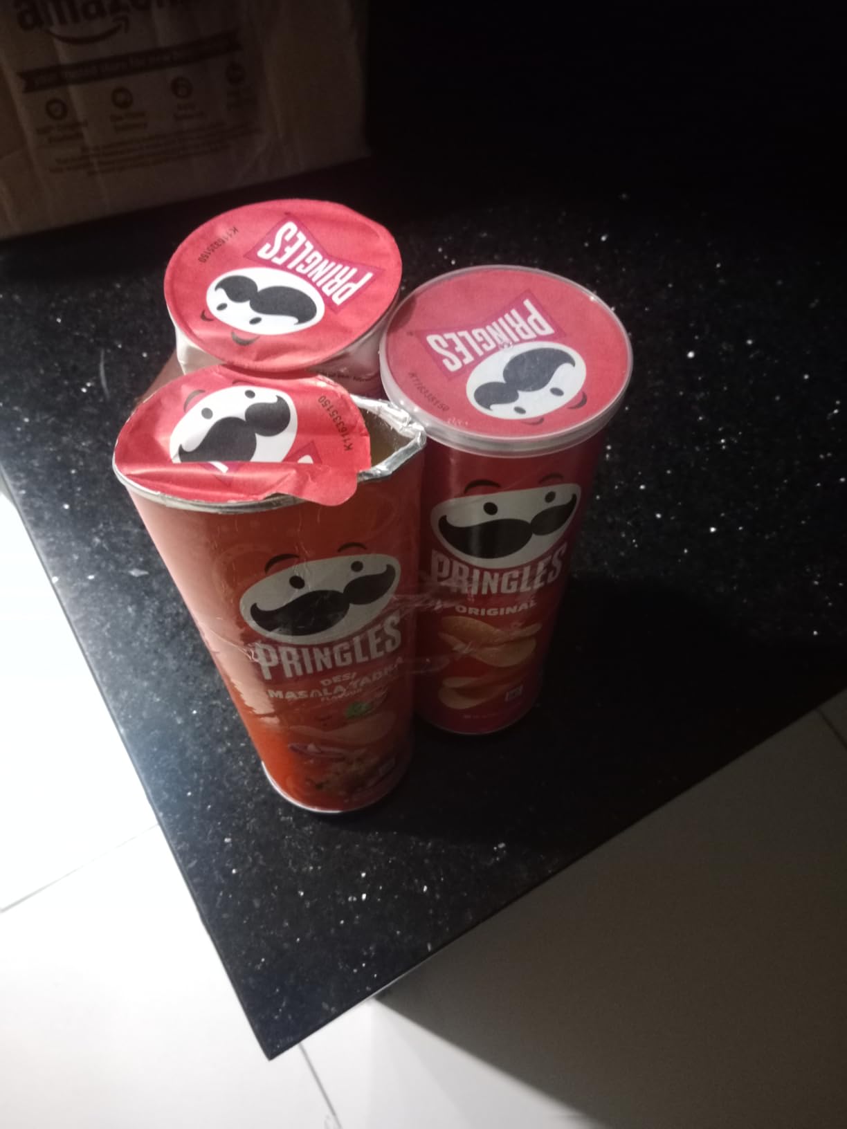 Kellogg's Pringles Original+Desi Masala Tadka+ Pizza Flavour(107G Each ...