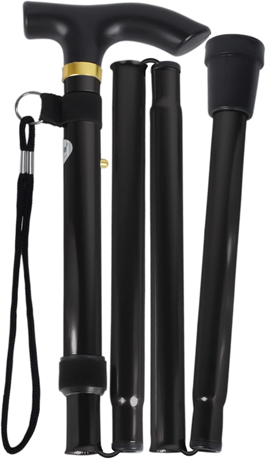 SPDYCESS Folding Walking Sticks, Aluminum Adjustable Walking Cane ...