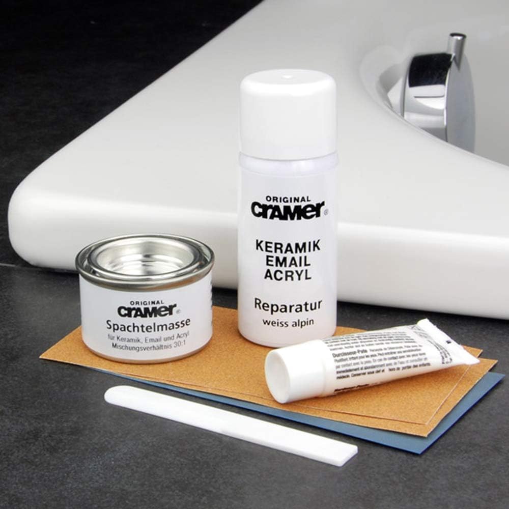 Cramer S203AMZ Ceramic / Enamel Repair Kit for Baths, Sinks and Counter ...