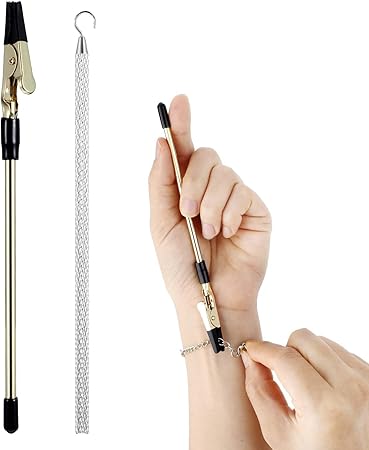 Amazon.com: 2 PCS Bracelet Helper Tool to Put on Yourself Include Wearing Aid Hook and Fastener ...