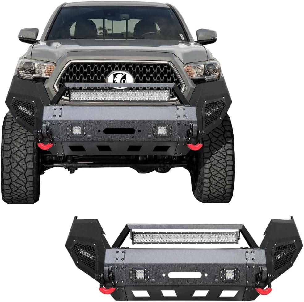 Amazon.com: DV8 Offroad | FBFF1-02 | Front Bumper fits 2009-2014 F-150 ...