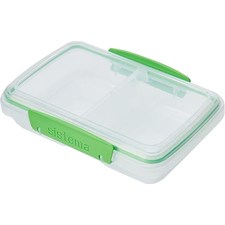 Amazon.com: Sistema 11.8 Ounce Small Split Storage Container (Colors ...
