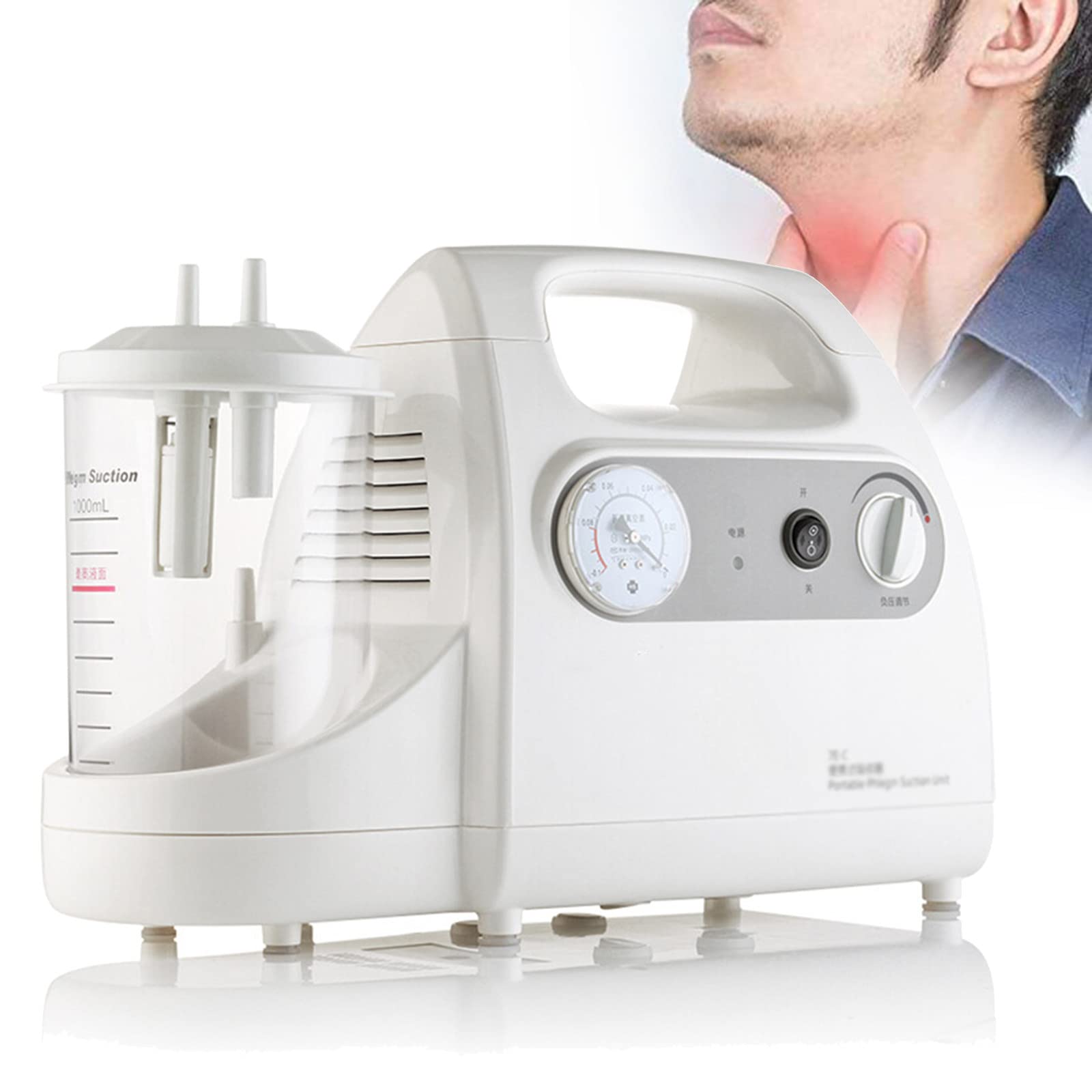 Alsup Automatic Mucus Secretion Machine Electric Mucus Suction Pump ...