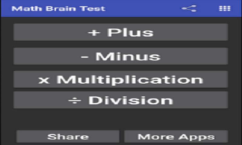 Aplicación Math Brain Test en Amazon Appstore