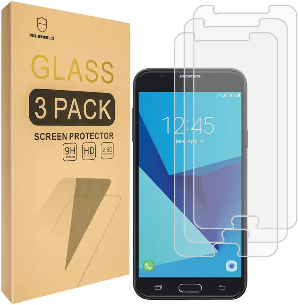 Amazon.com: Mr.Shield [3-PACK] Designed For Samsung Galaxy J7V / J7 V ...