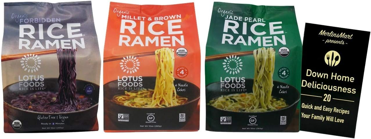 Amazon.com : Lotus Foods Organic Brown Rice Ramen (12 Packper Bag), 30 ...
