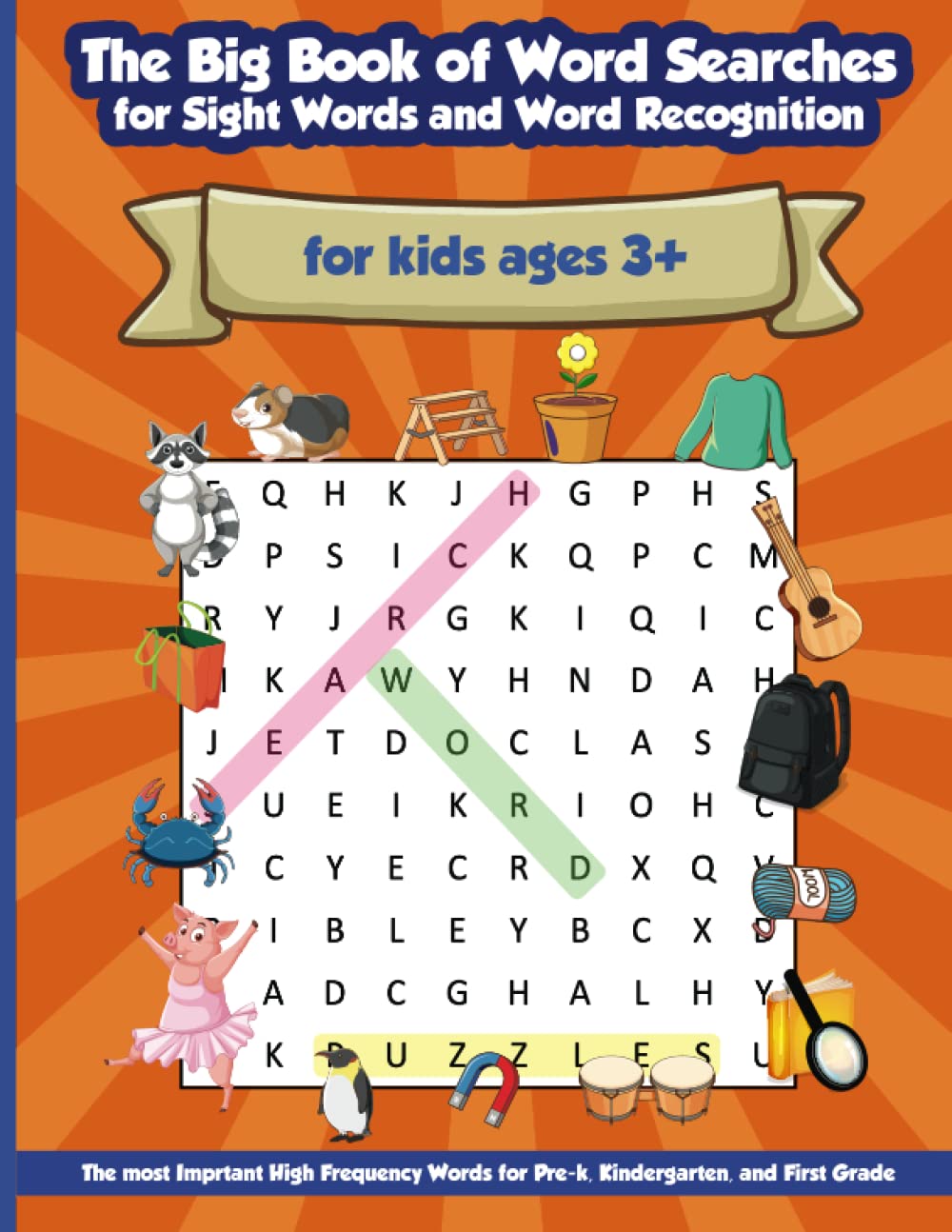 The Big Book of Word Searches for Sight Words and Word Recognition: The ...