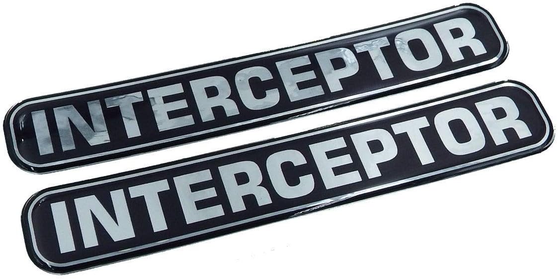 Amazon.com: Interceptor, Police, Domed Decal Emblem Chrome car Biker ...