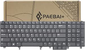Amazon.com: PAEBAI+ Replacement Laptop Keyboard No Backlight for Dell ...