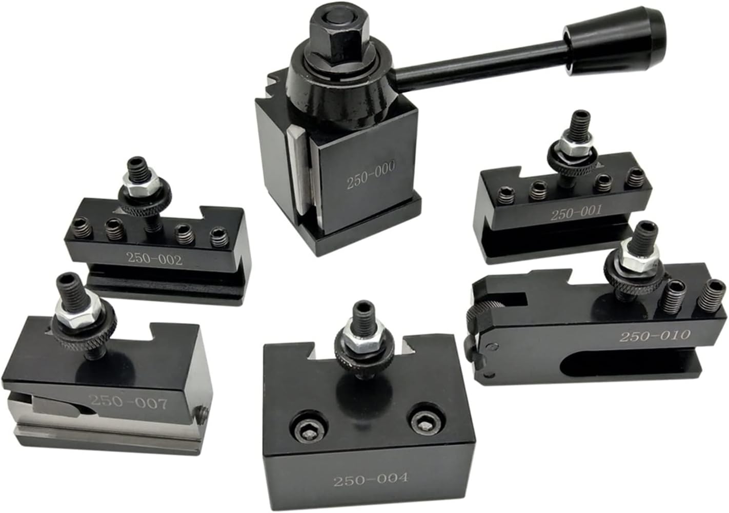 Amazon.com: HEJUNHUPAN Wedge Type Quick Change Tool Post Set 1pc Steel ...