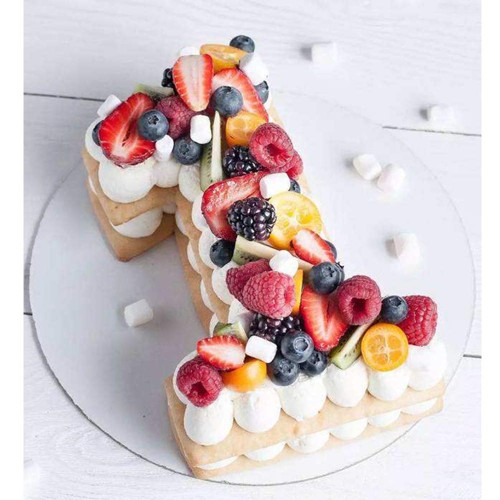 Snapklik.com : 8 Inch 0-8 Numeral Cake Stencils Molds EORTA Arabic ...