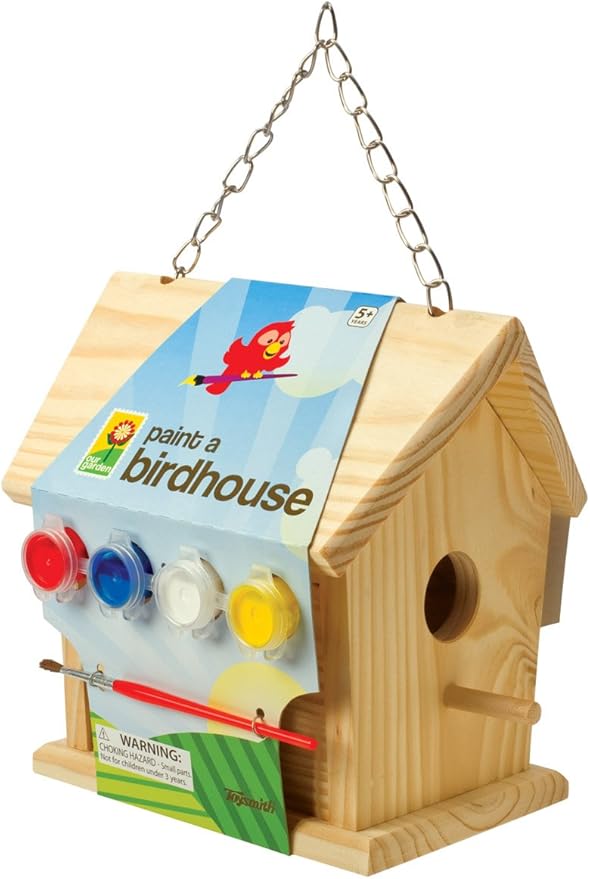 Amazon.com: Toysmith Paint-a-Birdhouse Kit