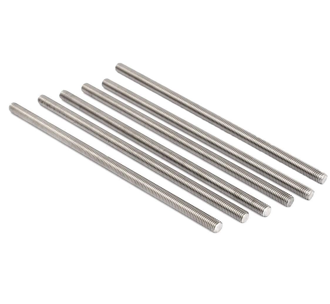 M5x120mm Fully Threaded Rod Fasteners 304 Stainless Steel Threaded Rod ...