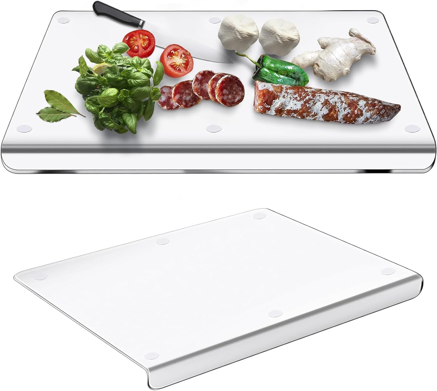 Amazon.com: Acrylic Cutting Boards For Kitchen Counter, Food Grade ...