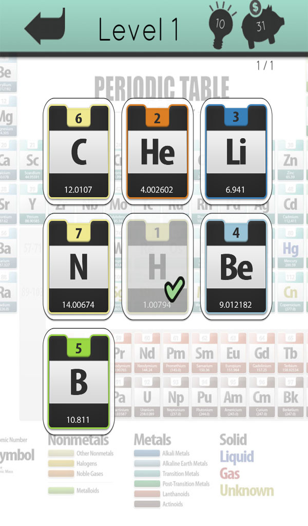 Guess the Element - App on Amazon Appstore